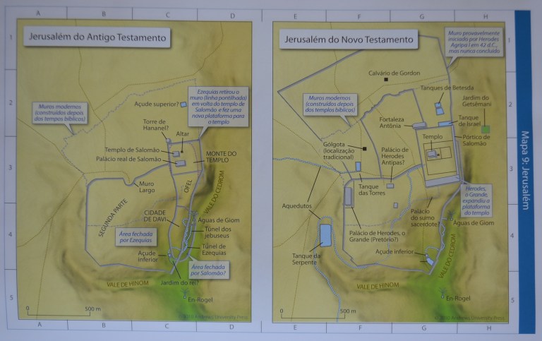 Mapas Jebus – Cidade de Davi – Jerusalém no AT, NT e hoje | Reavivados ...